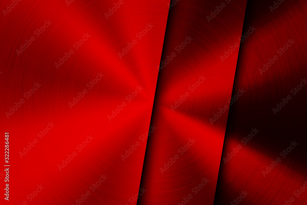 Red Technology Background with Brushed Metal Texture Stock Vector ...