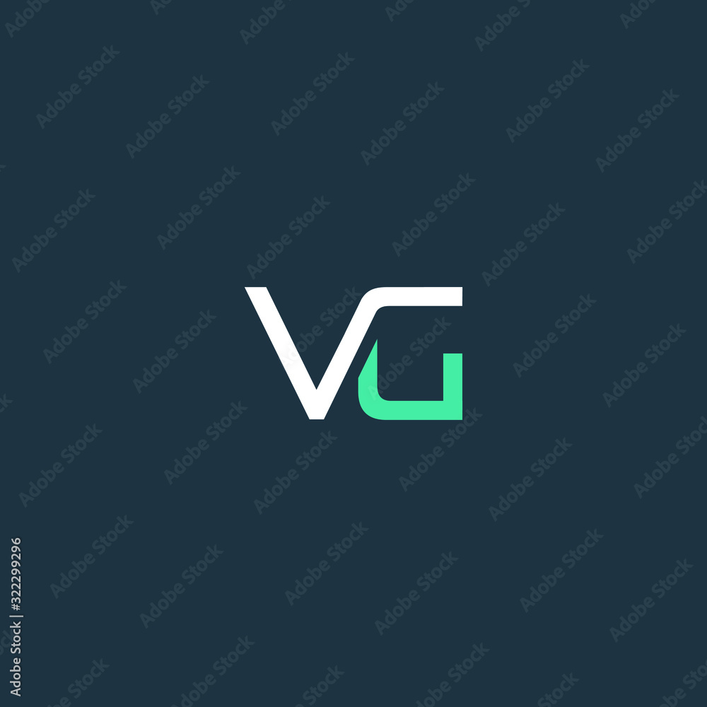 initial letter VG logo ideas Stock Vector | Adobe Stock