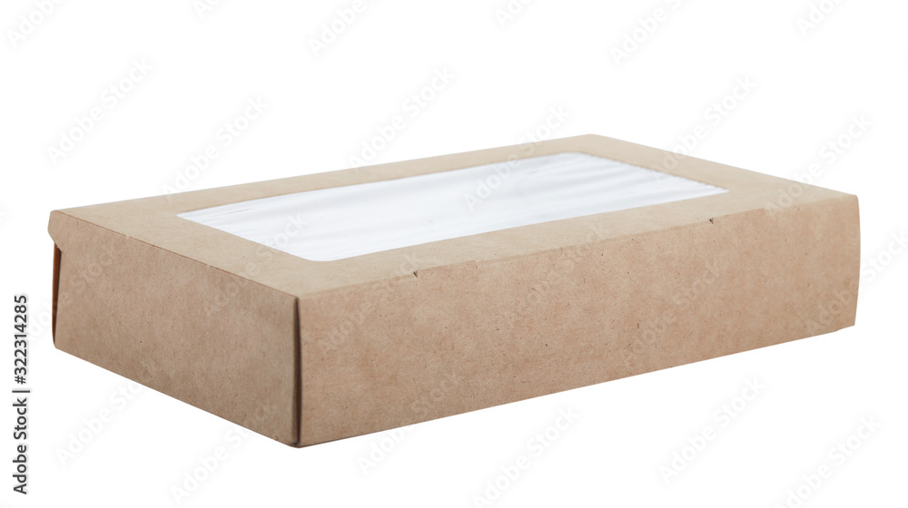 Cardboard box with transparent window for Souvenirs and food products ...