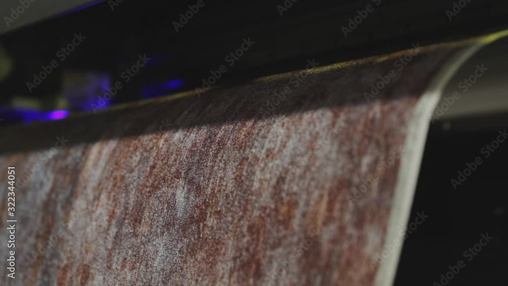 Industrial printer making new wallpaper sample. Modern wallpaper ...
