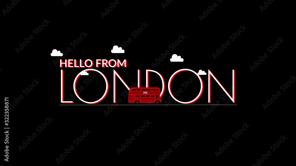 London Bus Story for Instagram Stock Template | Adobe Stock