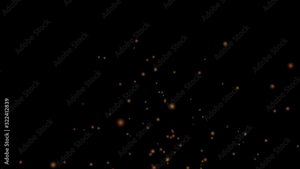 Burning sparks,Particles.Hot sparks fly out of a large fire.Particles ...