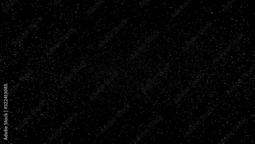 Particles. Emerging from the dark, particles resemble molecules, atoms ...