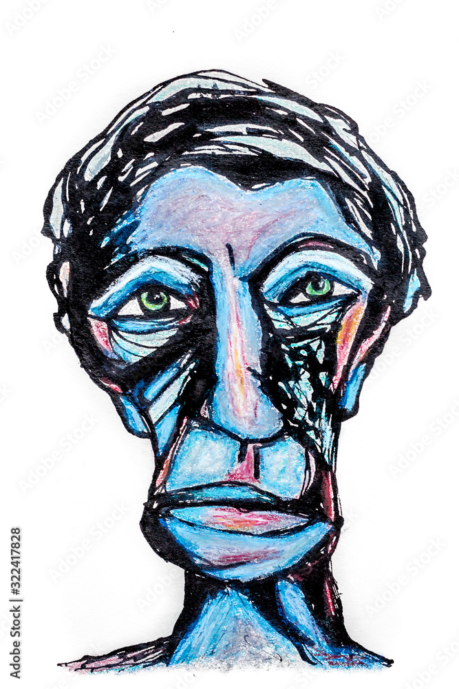 Abstract Person Sketch