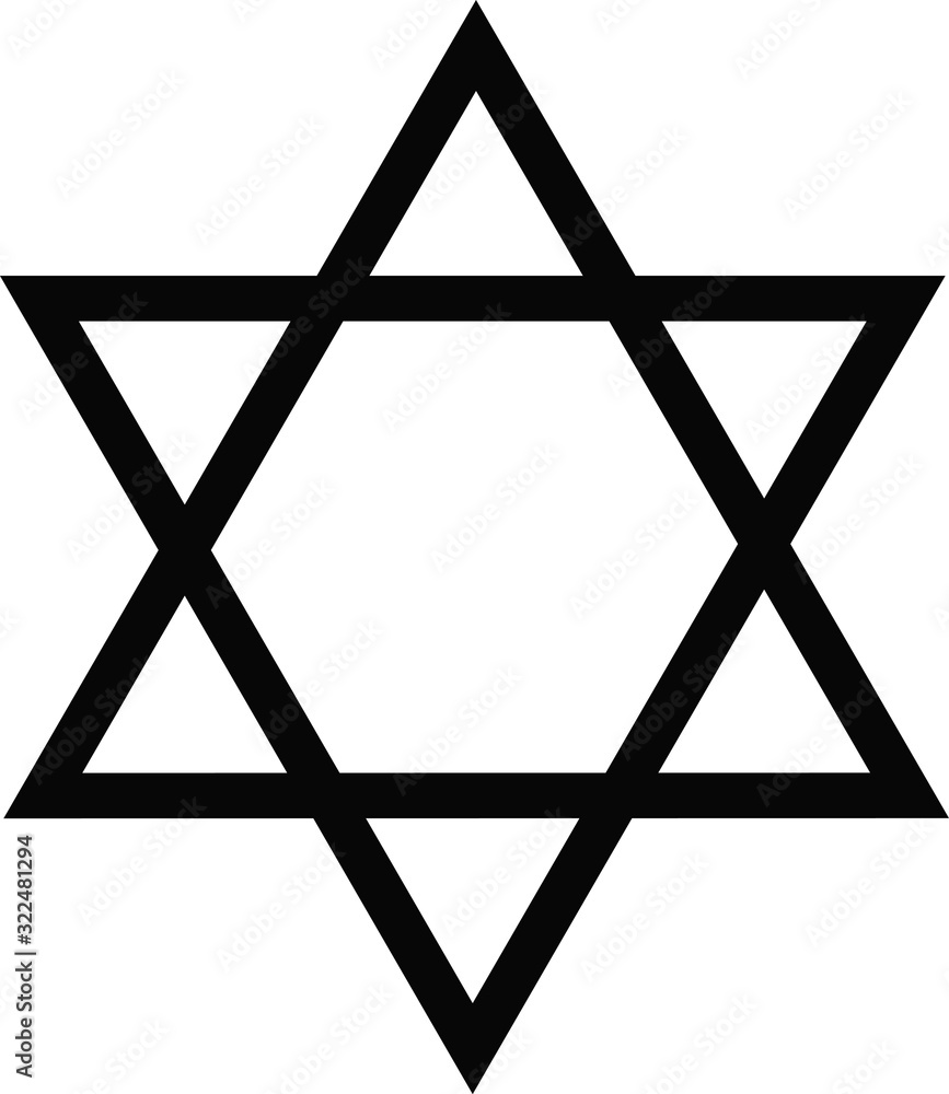 Magen David (The Shield of David, or The Star of David, or The Seal of ...