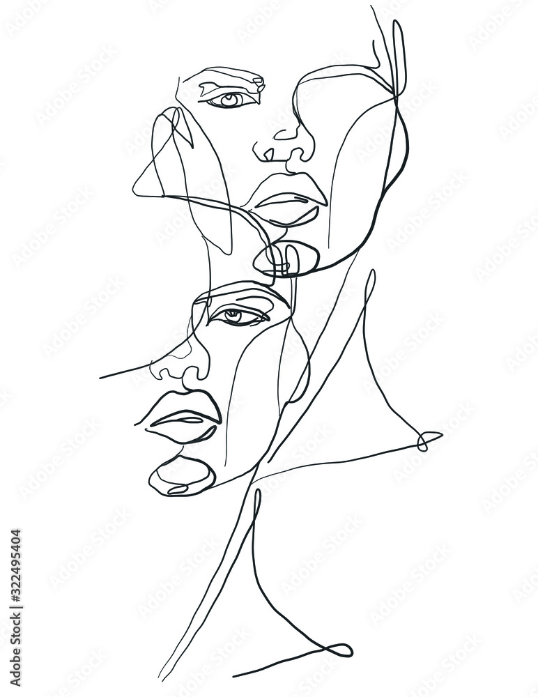 Many Faces In One Picture