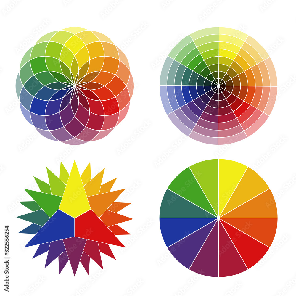 Círculo cromático Stock Vector | Adobe Stock