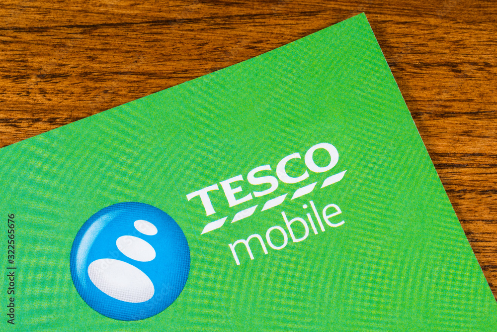 Tesco Mobile Symbol Stock Photo | Adobe Stock