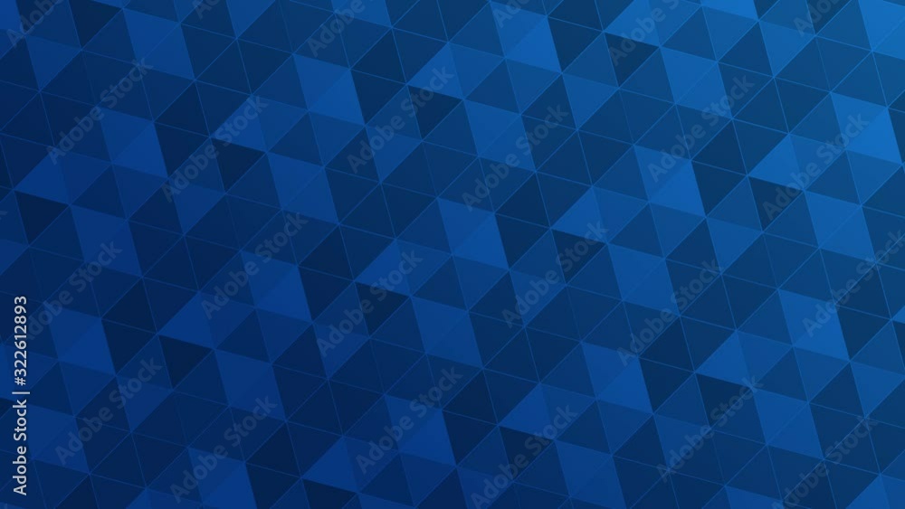 Set of 3 Triangle Grid Pattern Background Loops. Minimal abstract shape ...