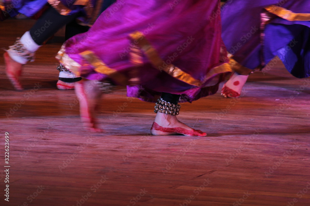 Indian Classical Dance - Kathak Stock Photo | Adobe Stock