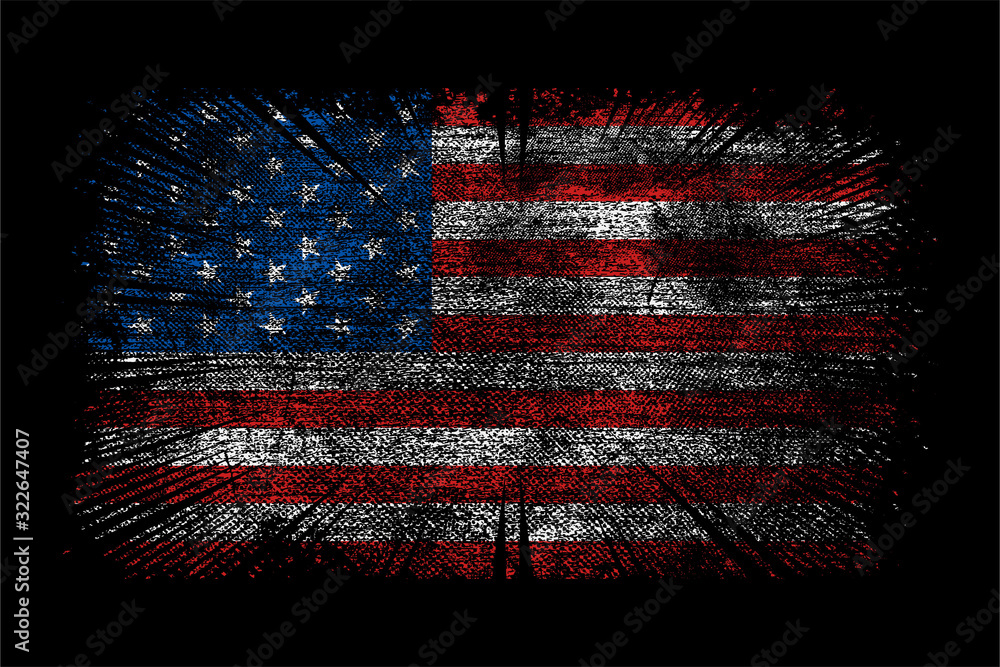 Faded Flag Vector