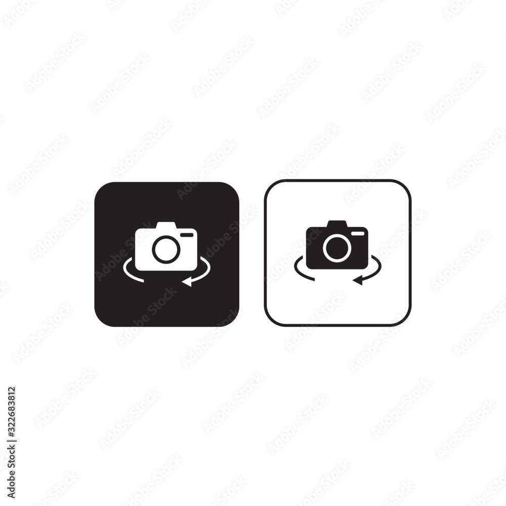 FRONT CAMERA ICON, Stock Vector | Adobe Stock