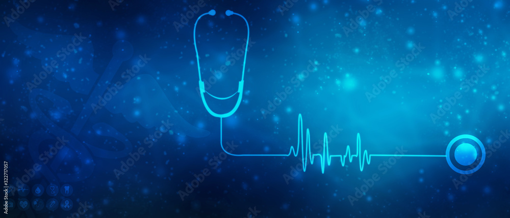 2d rendering medical doctor stethoscope Stock Illustration | Adobe Stock