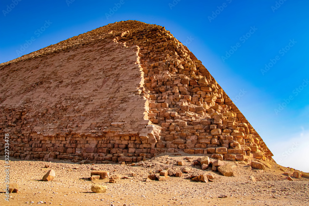broken pyramid is an Egyptian pyramid in Dakhshur, erected during the ...