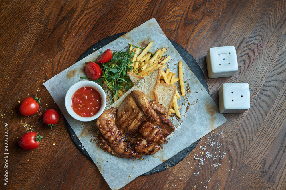 Juicy and unusual Israeli chicken steak - boneless chicken thigh steak ...