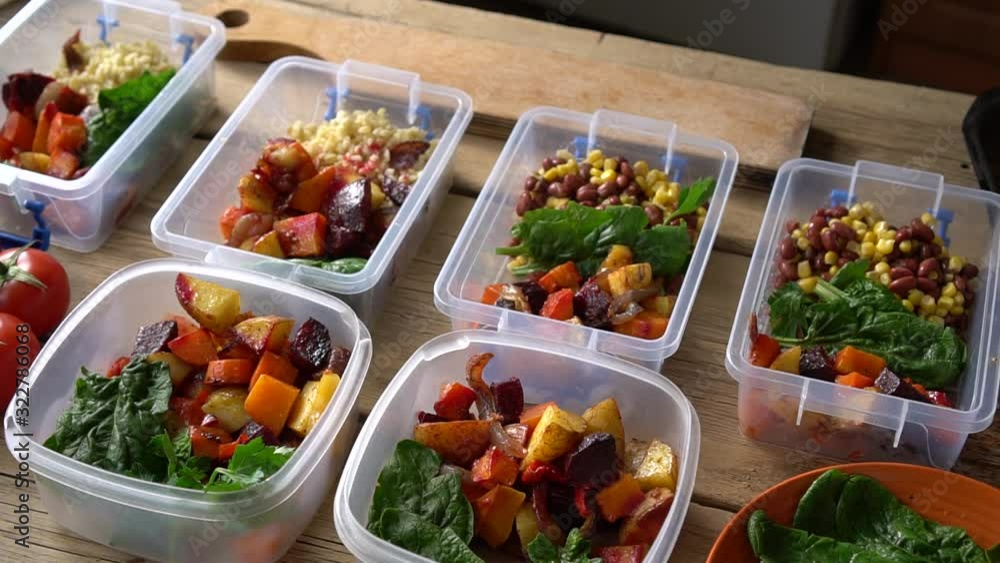 Preparing meals ahead. Lunch Portion Control Containers. Weekend ...