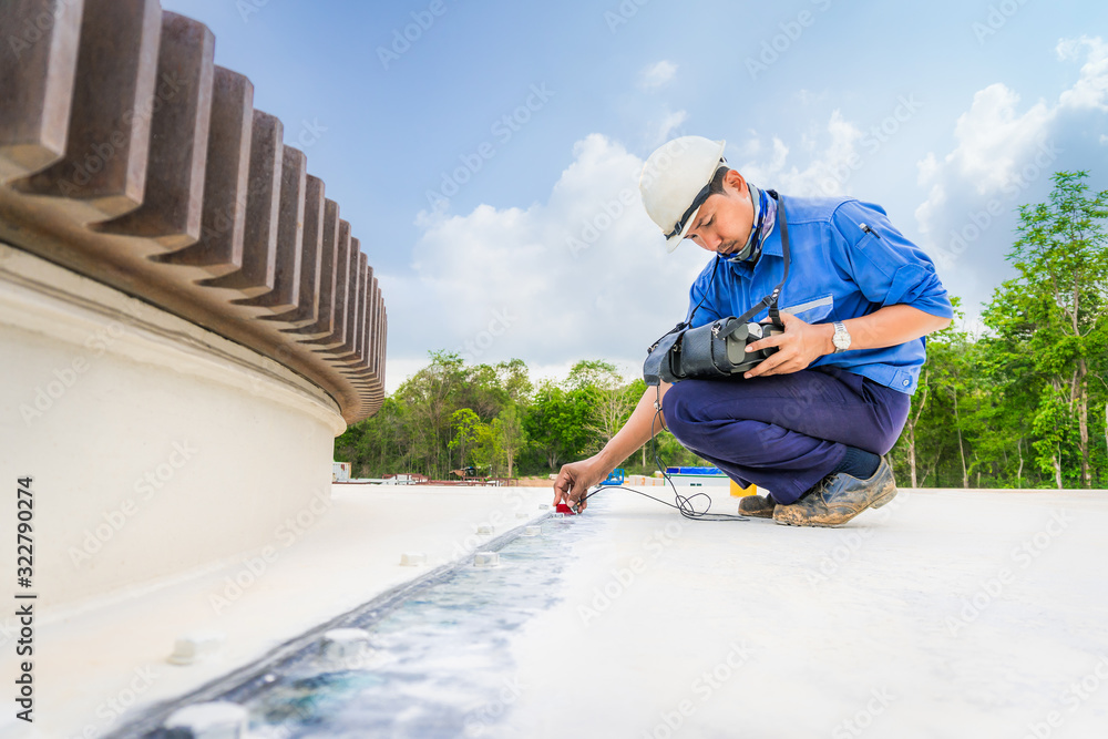 UT, Ultrasonic testing to detect imperfection or defect in welding of ...