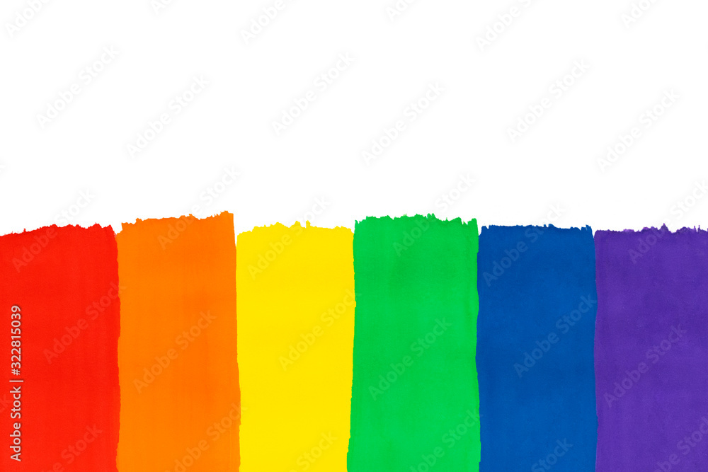 Lgbt background with copy space. Abstract painting rainbow gradient ...