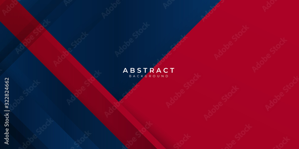 Red gradient blue box rectangle abstract background vector presentation ...