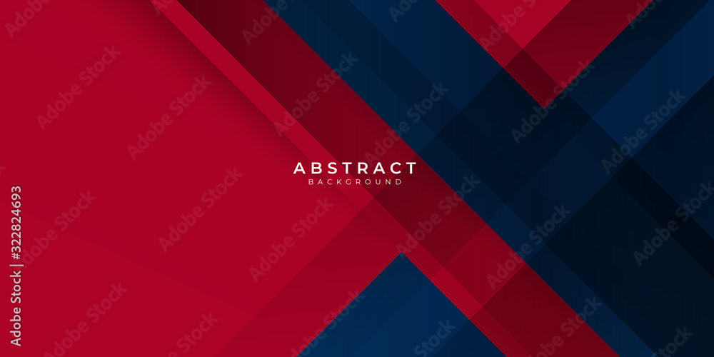 Red gradient blue box rectangle abstract background vector presentation ...