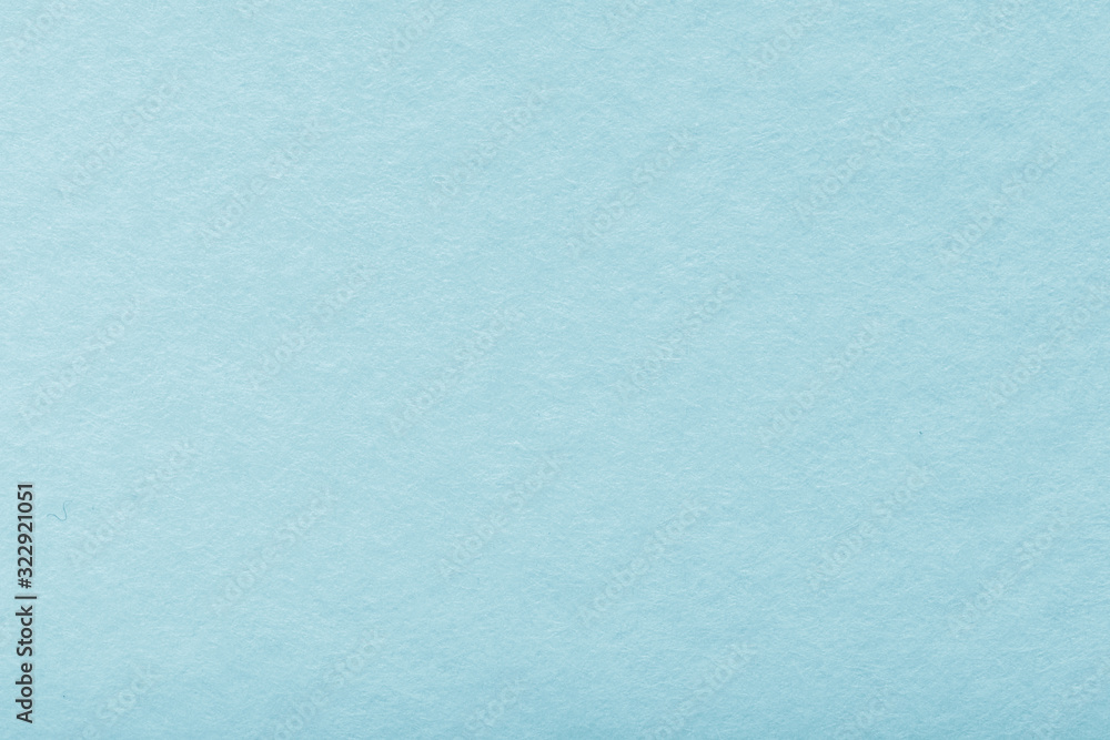 blank old blue paper texture background. Structure of dense turquoise ...