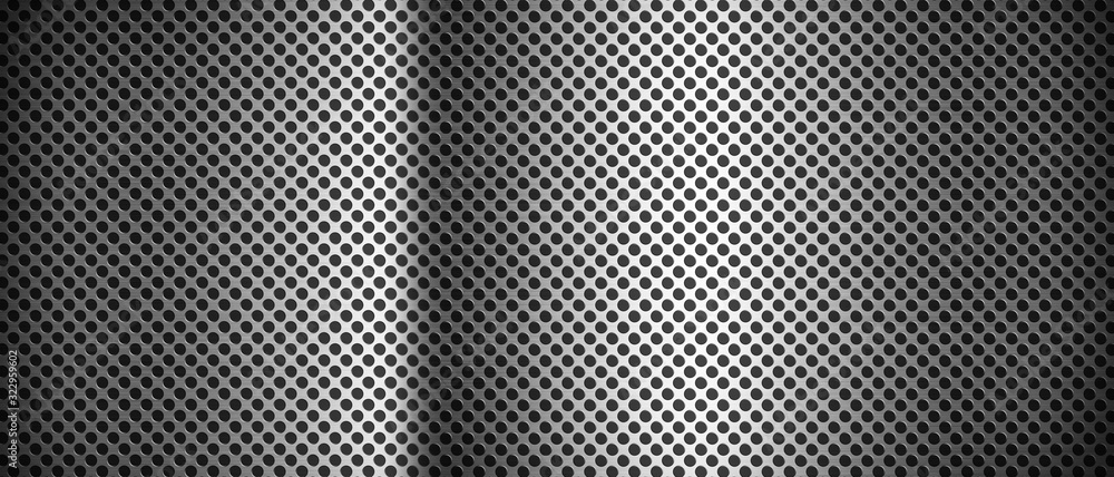 Silver brushed metal grid. Banner background texture Stock Illustration ...
