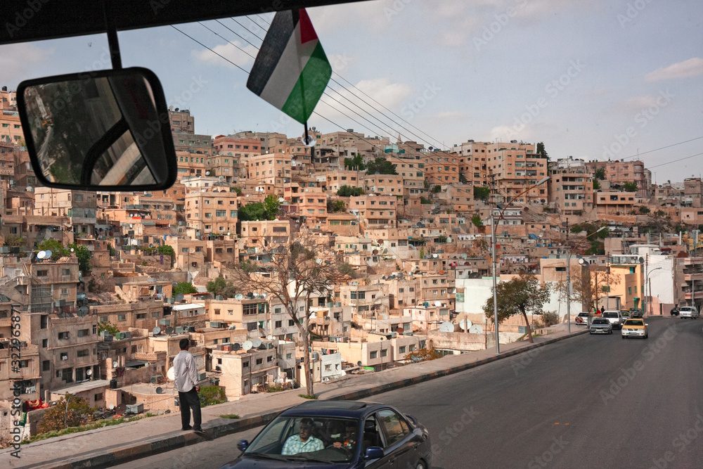 Streets of Amman, capital of Jordan. Stock Photo | Adobe Stock