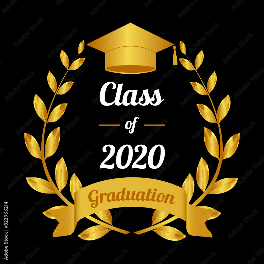 Class of 2020. Graduation certificate template. To congratulate the ...