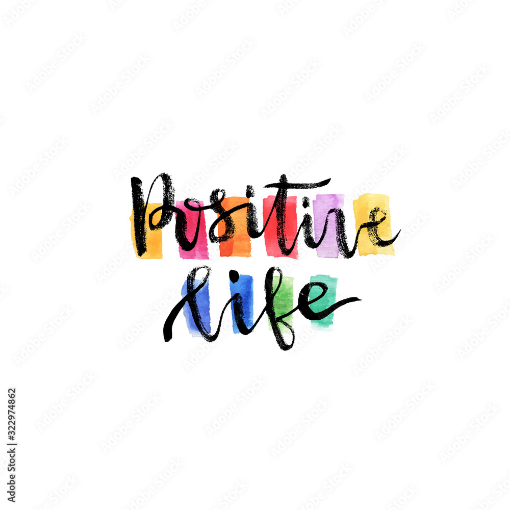 Inspirational and motivational handwritten lettering. Vector hand ...