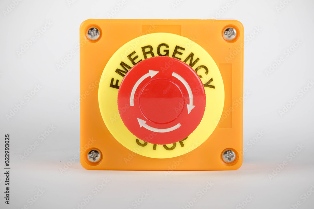 Emergency Stop Concept Stock Photo | Adobe Stock