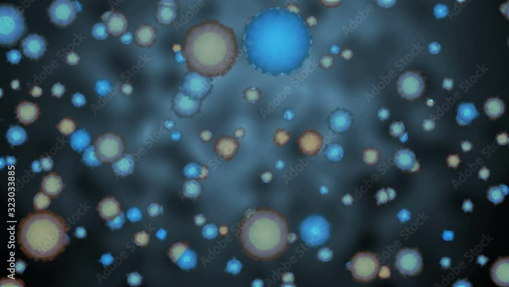 Pathogen outbreak of bacterium and virus, disease causing ...