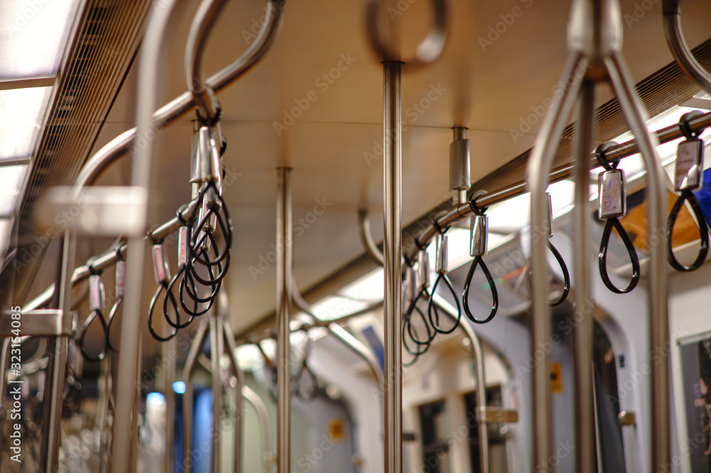 Photos of handrails on BTS skytrain Stock Photo | Adobe Stock