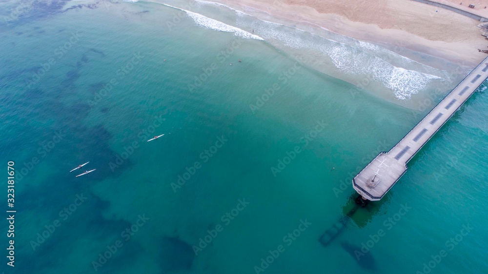 Shark Rock Pier in Port Elizabeth, South Africa Stock Photo | Adobe Stock
