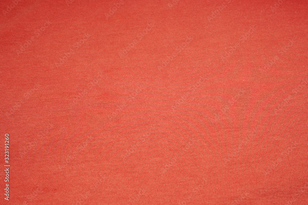 Red color surface cotton fabric - Waving backdrops texture background ...