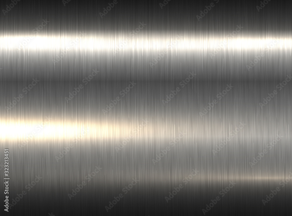 Polished metallic steel texture, vector brushed metal texture Stock ...