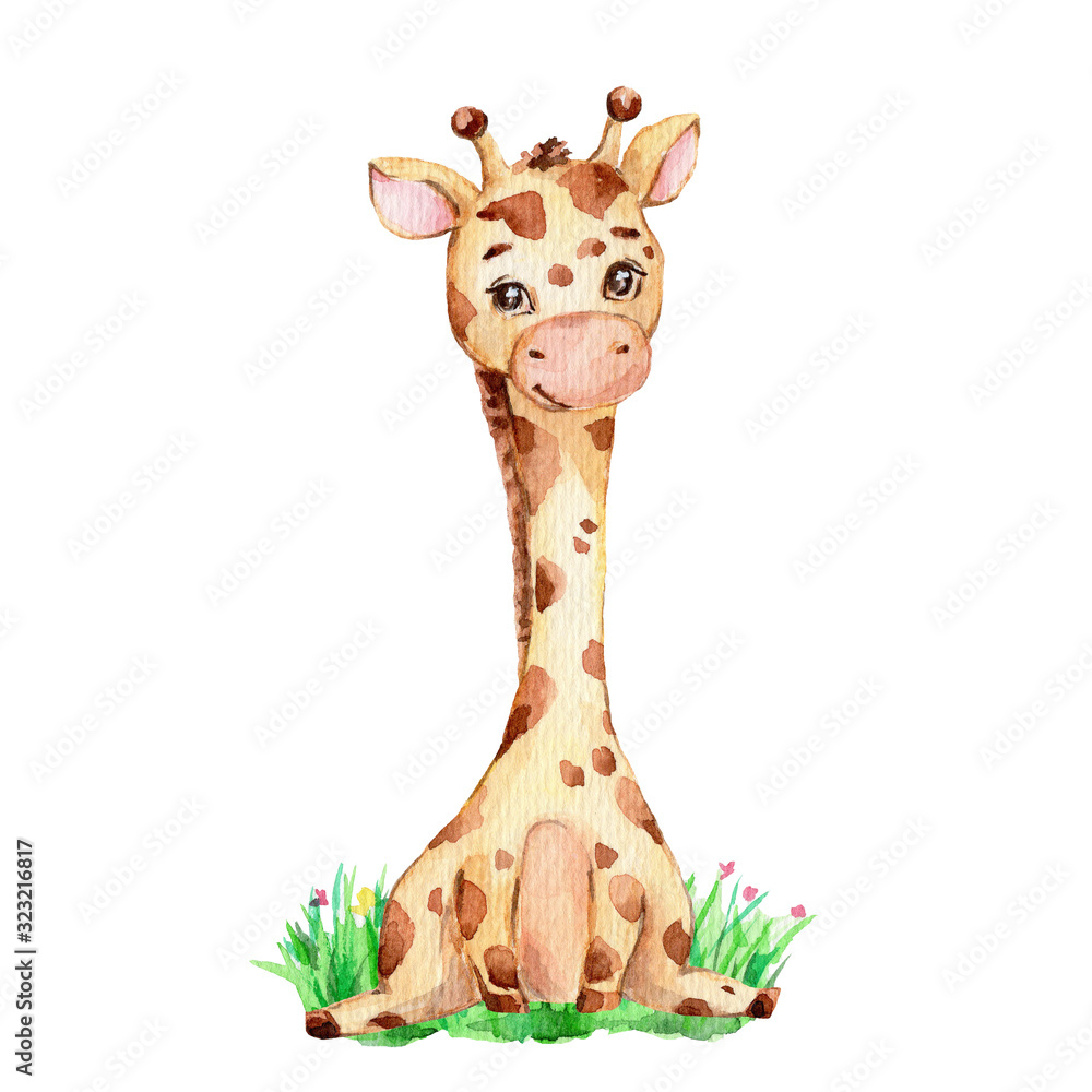 How To Draw A Baby Giraffe
