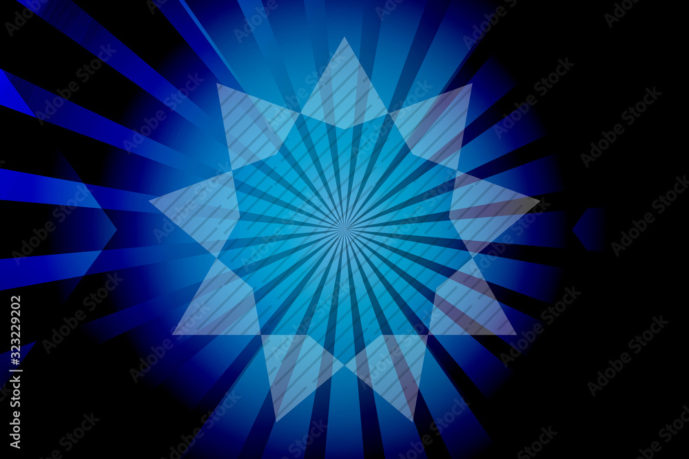 abstract, blue, light, design, pattern, digital, tunnel, wallpaper ...