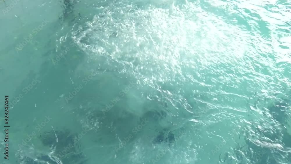 Learning to Scuba Dive in a Swimming Pool. Diver equipment at the ...