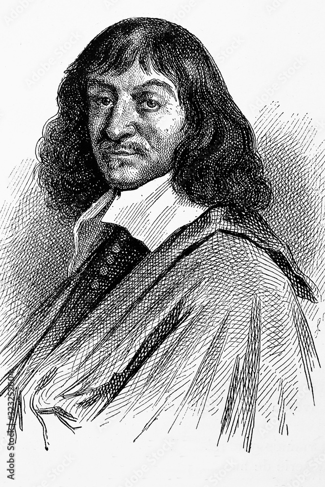 René Descartes. French philosopher, mathematician and physician. 1596 ...