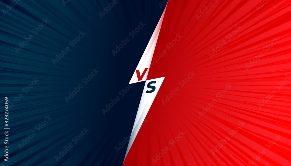 comic style versus vs battle background design Stock Vector | Adobe Stock
