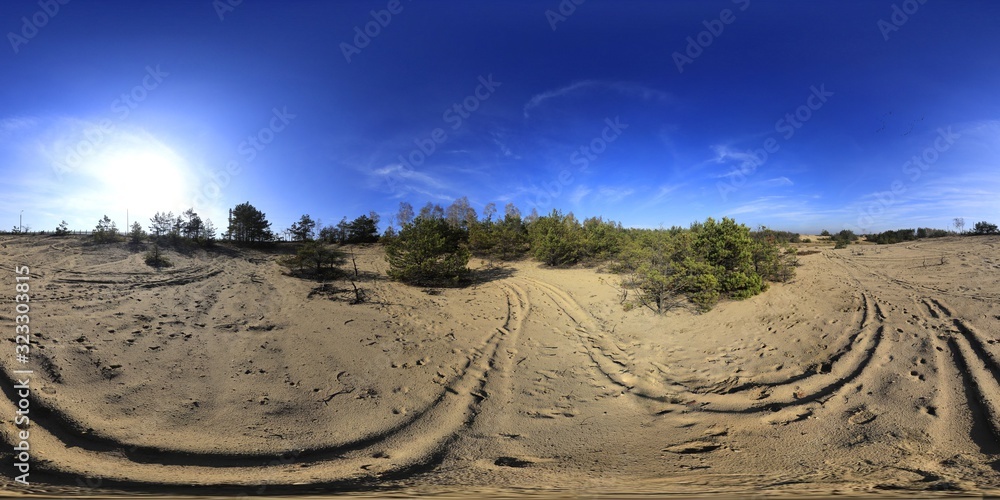 Sand Mine HDRI Panorama Stock Photo | Adobe Stock