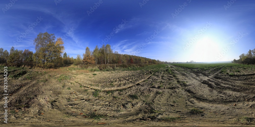 Rural Landscape HDRI Panorama Stock Photo | Adobe Stock