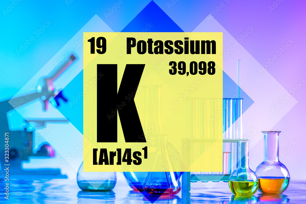 Fotka „Potassium is the most important biogenic element. Conducting ...