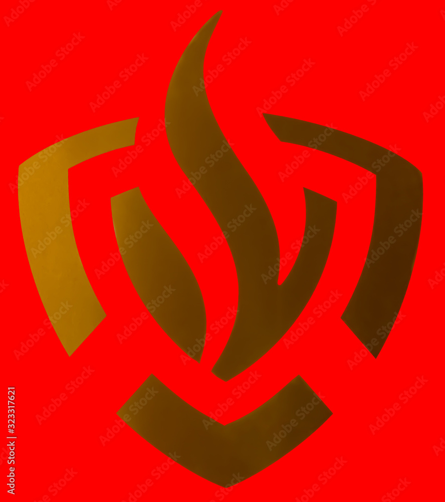 logo dutch fire department Stock Illustration | Adobe Stock