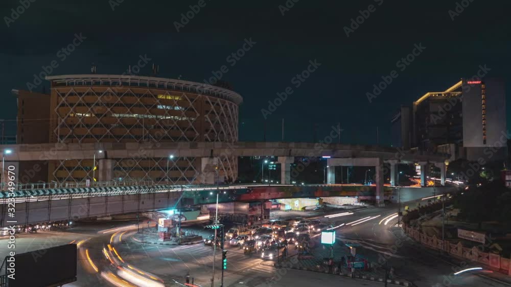urban areal view timelapse 4K Cyber towers Hyderabad, India Stock Video ...