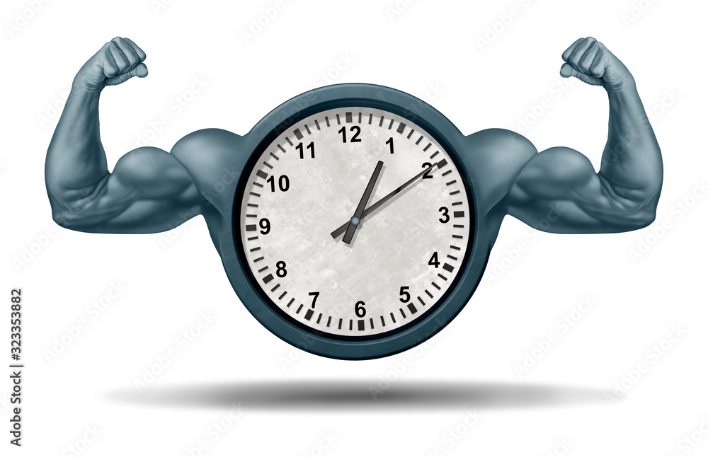 Power Time Management Stock Illustration | Adobe Stock