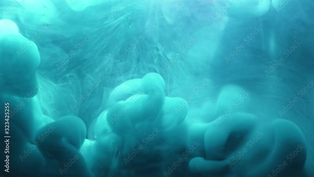 Haze cloud overlay. Heaven glow. Sky blue fume flow effect for video ...