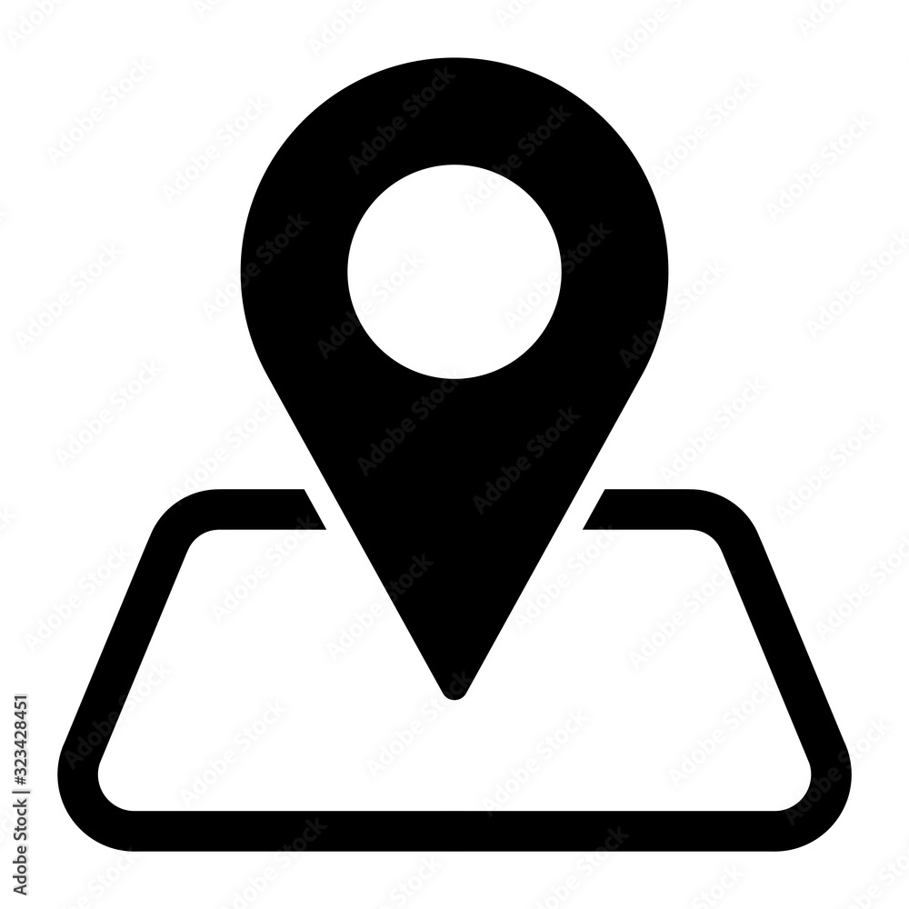 gz729 GrafikZeichnung - german - Standort, Landkarte, Lokalisierung ...