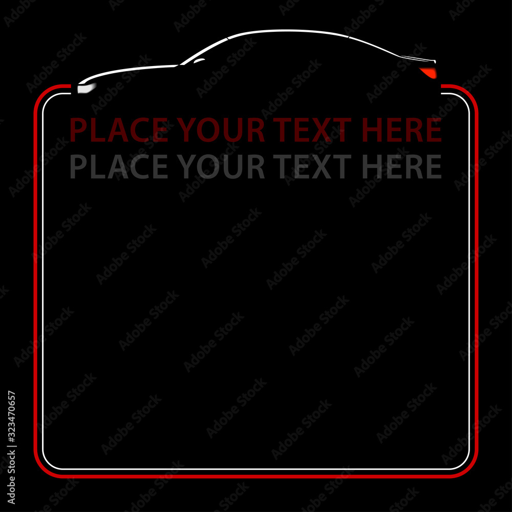 Car Logo Abstract Lines Vector. Vector illustration Stock Vector ...