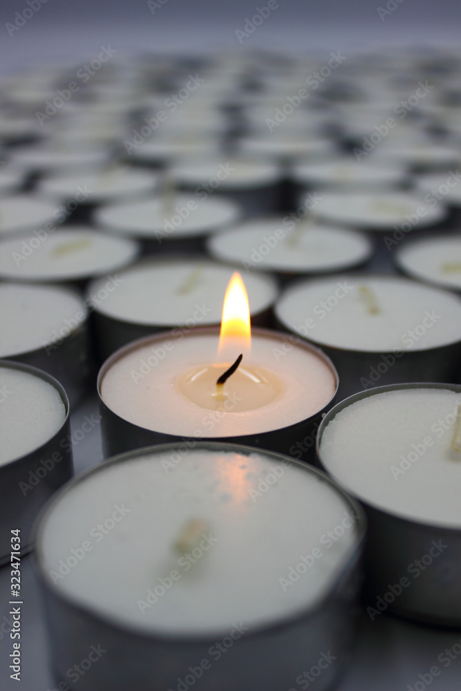 Tealights Stock Photo | Adobe Stock